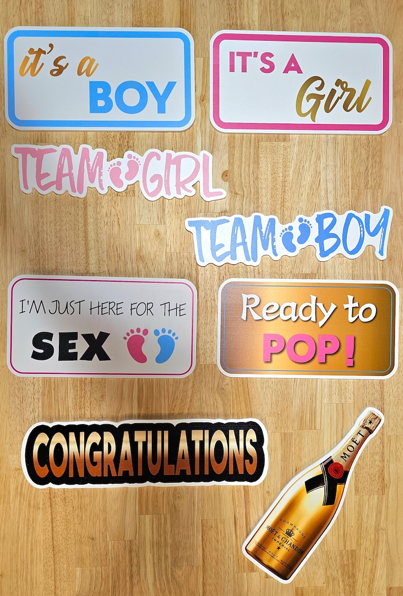 Photo Booth Prop Signs - Etsy