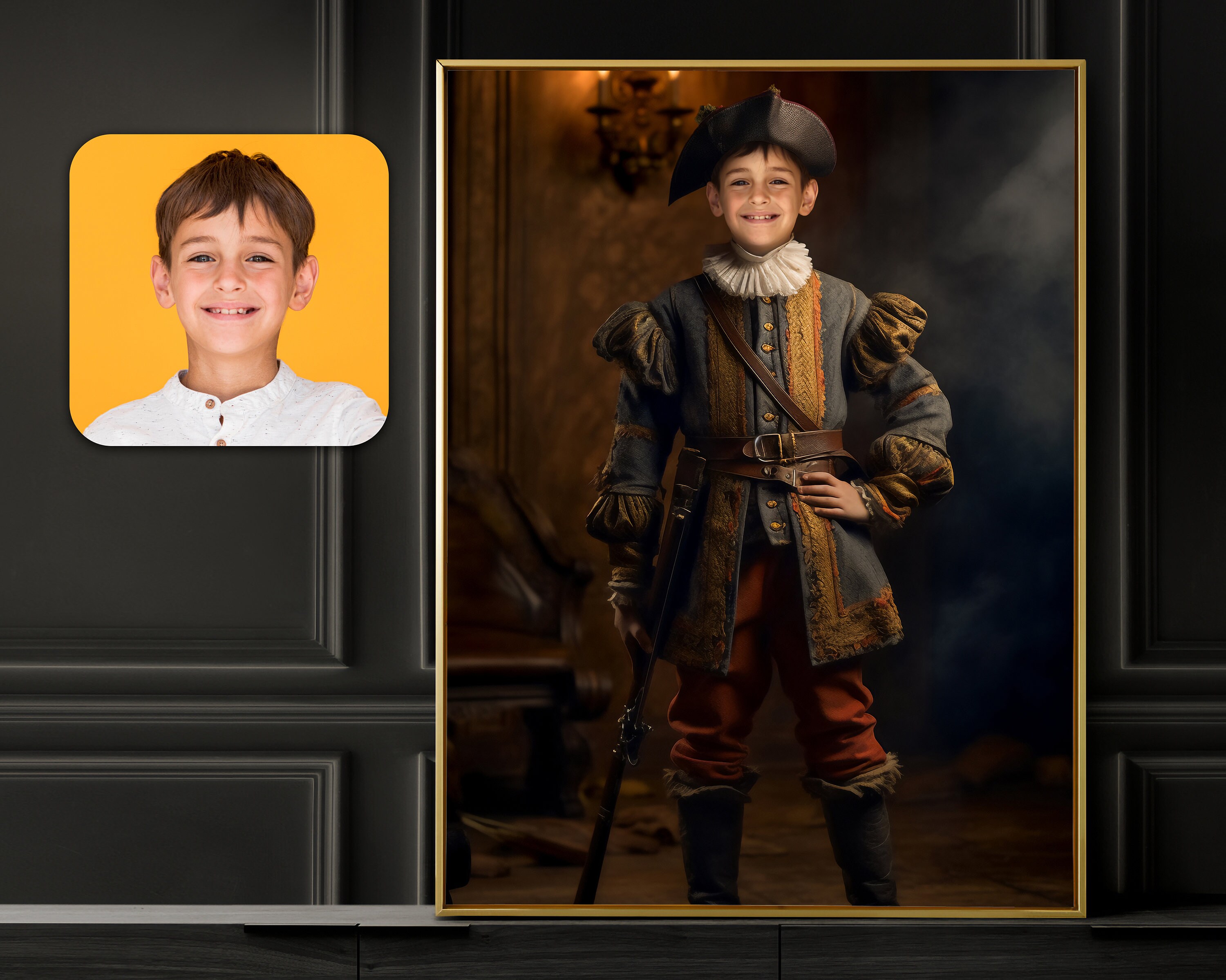 Custom Kids Royal Portrait From Photo | Renaissance Portrait | Custom ...