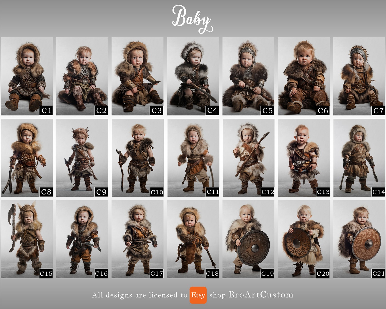 Custom Viking Couple Portrait From Photo | Custom Viking Portrait ...