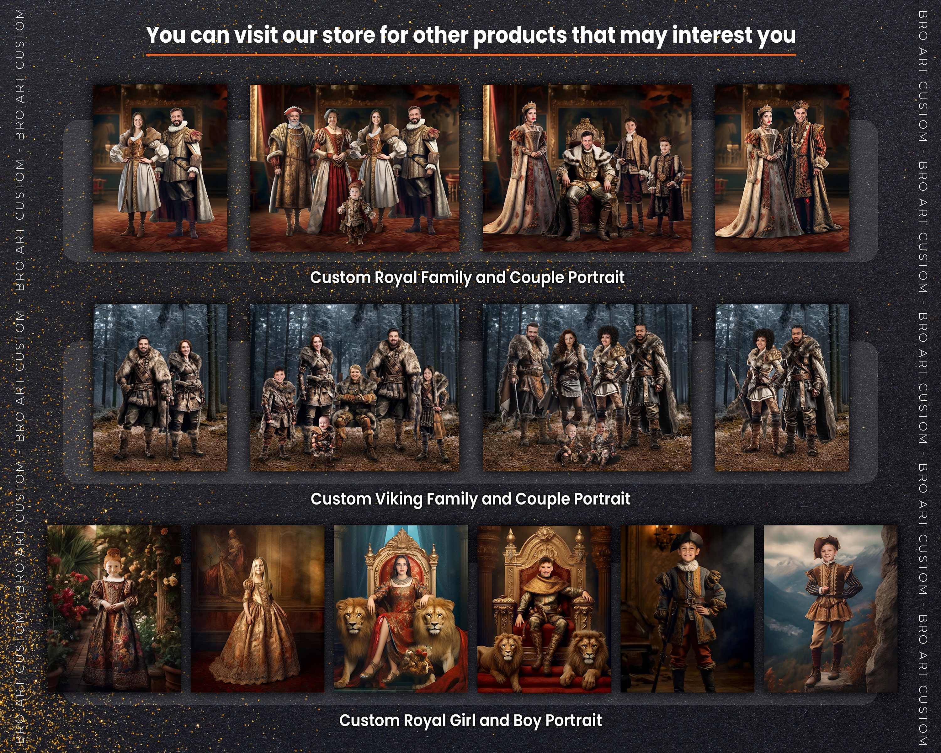 Custom Royal Portrait From Photo Renaissance Portrait Custom Men Women ...