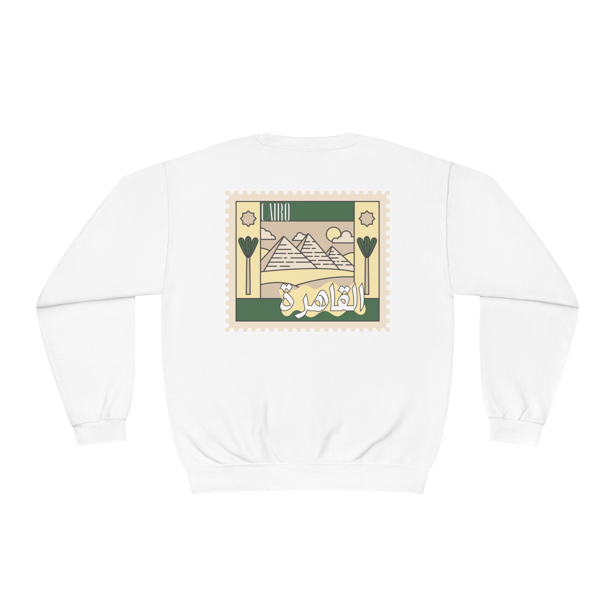 Cairo Pyramid Stamp Arabic Modern Streetwear Printed Unisex Nublend ...