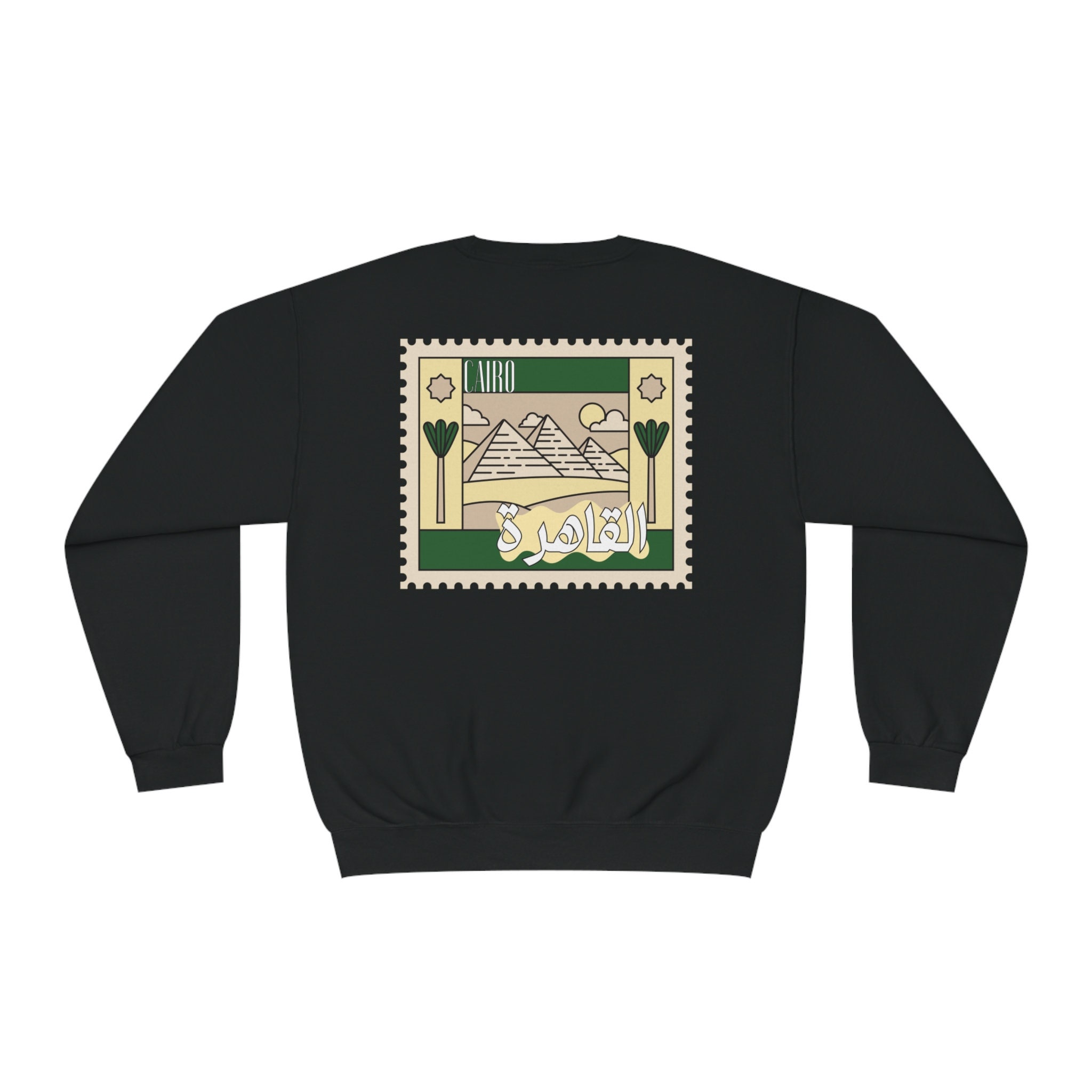 Cairo Pyramid Stamp Arabic Modern Streetwear Printed Unisex Nublend ...