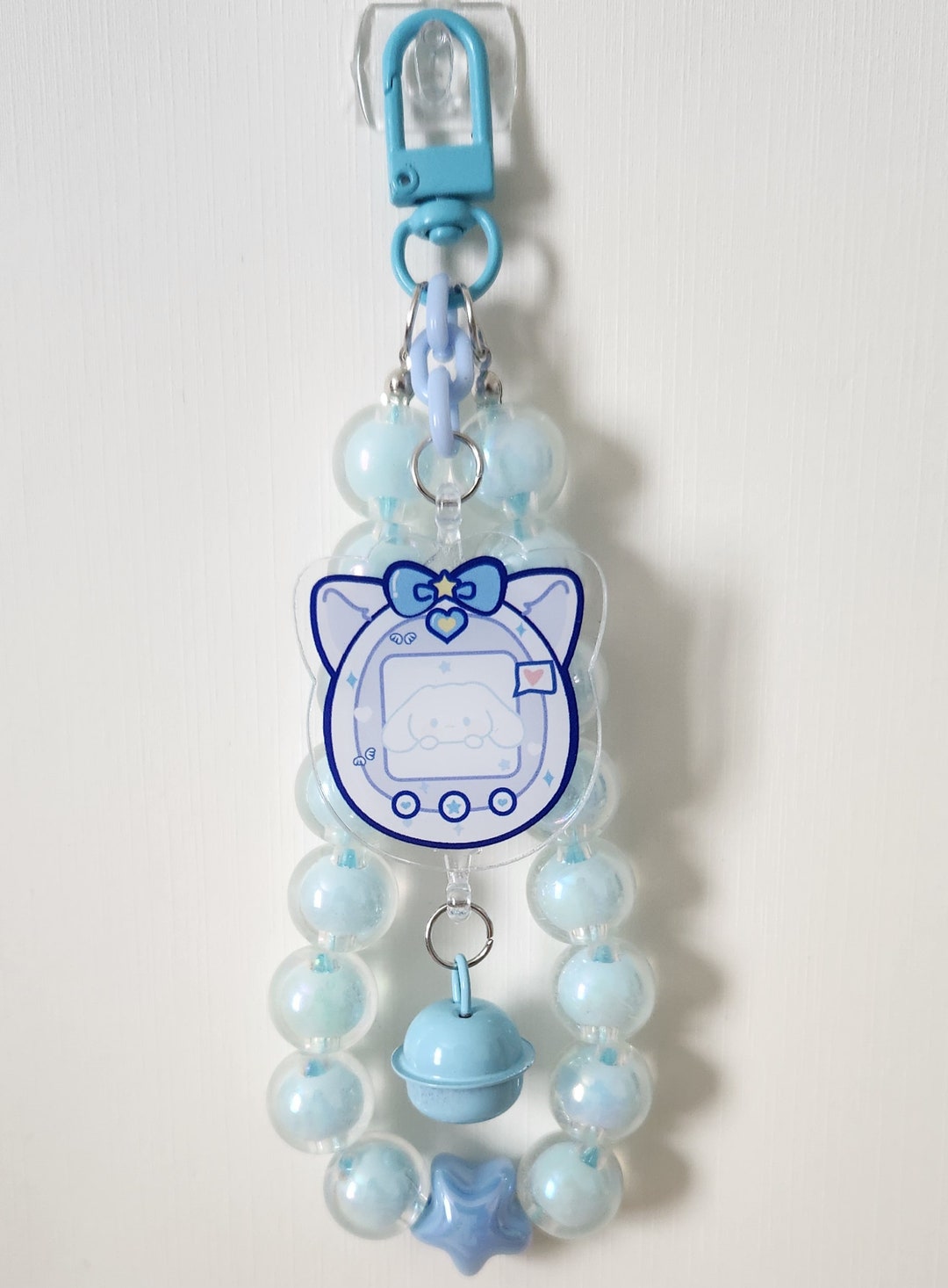 Sanrio-inspired Tamagotchi Acrylic Phone Charm, Phone Wristlet ...