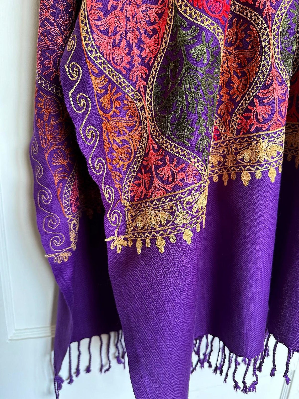 Pashmina 5-in-one Crop Top Reversible Poncho Shrug Shawl Cover-up Scarf ...