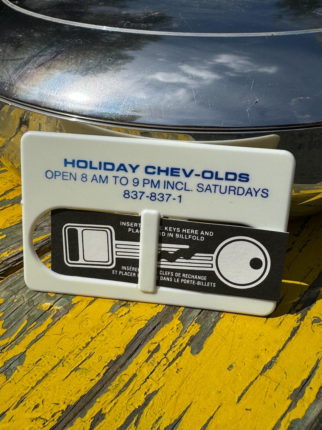 Spare Key Holder Wallet Size Vintage Transportation Advertisement ...