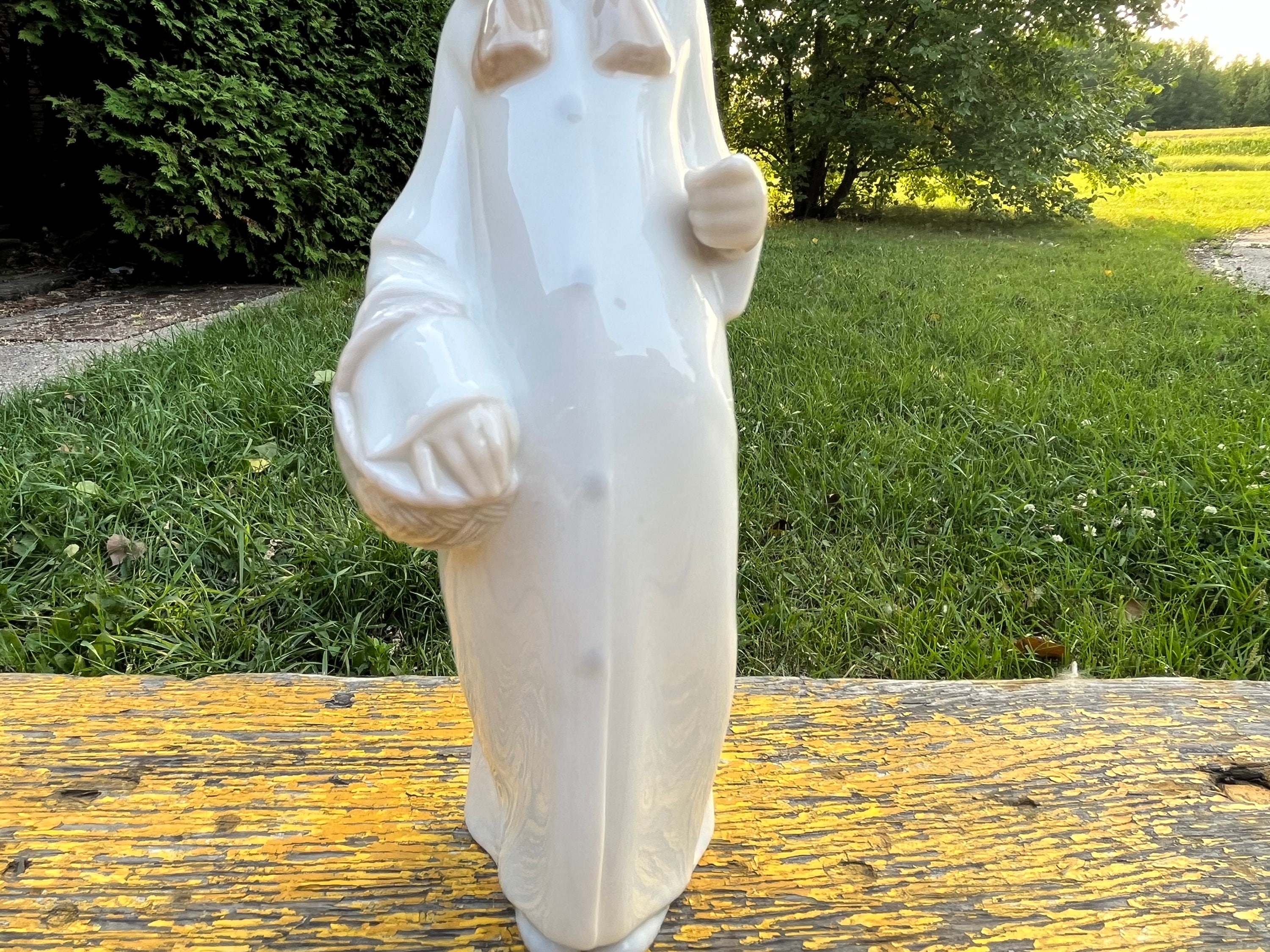 Lladro Figurine Spain Nao Daisa Vintage Sculpture Statue Shepherd Girl ...