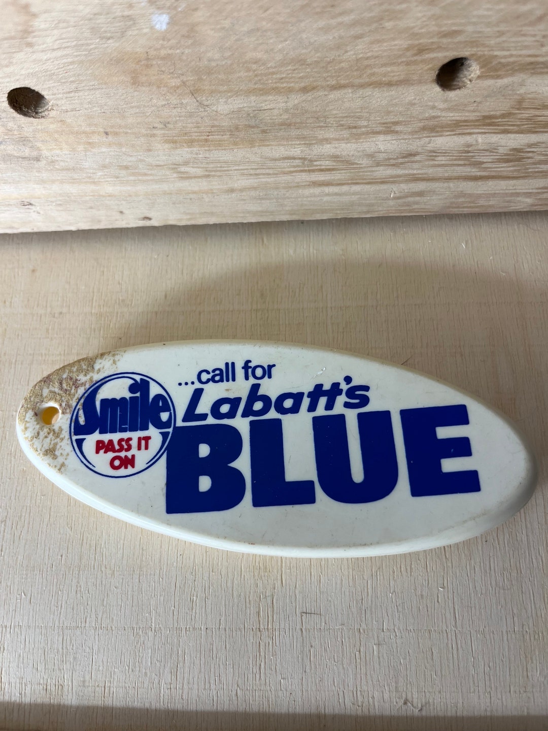 Bottle Opener Labatts Blue Light Smile Pass It on Vintage Advertising ...