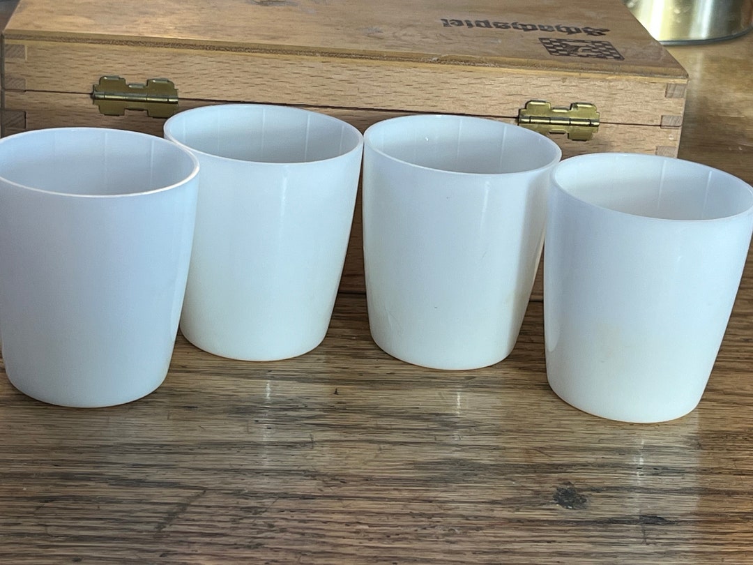 Tupperware Cups Mini Juice Vintage Set of 4 Beverage Storage Container ...