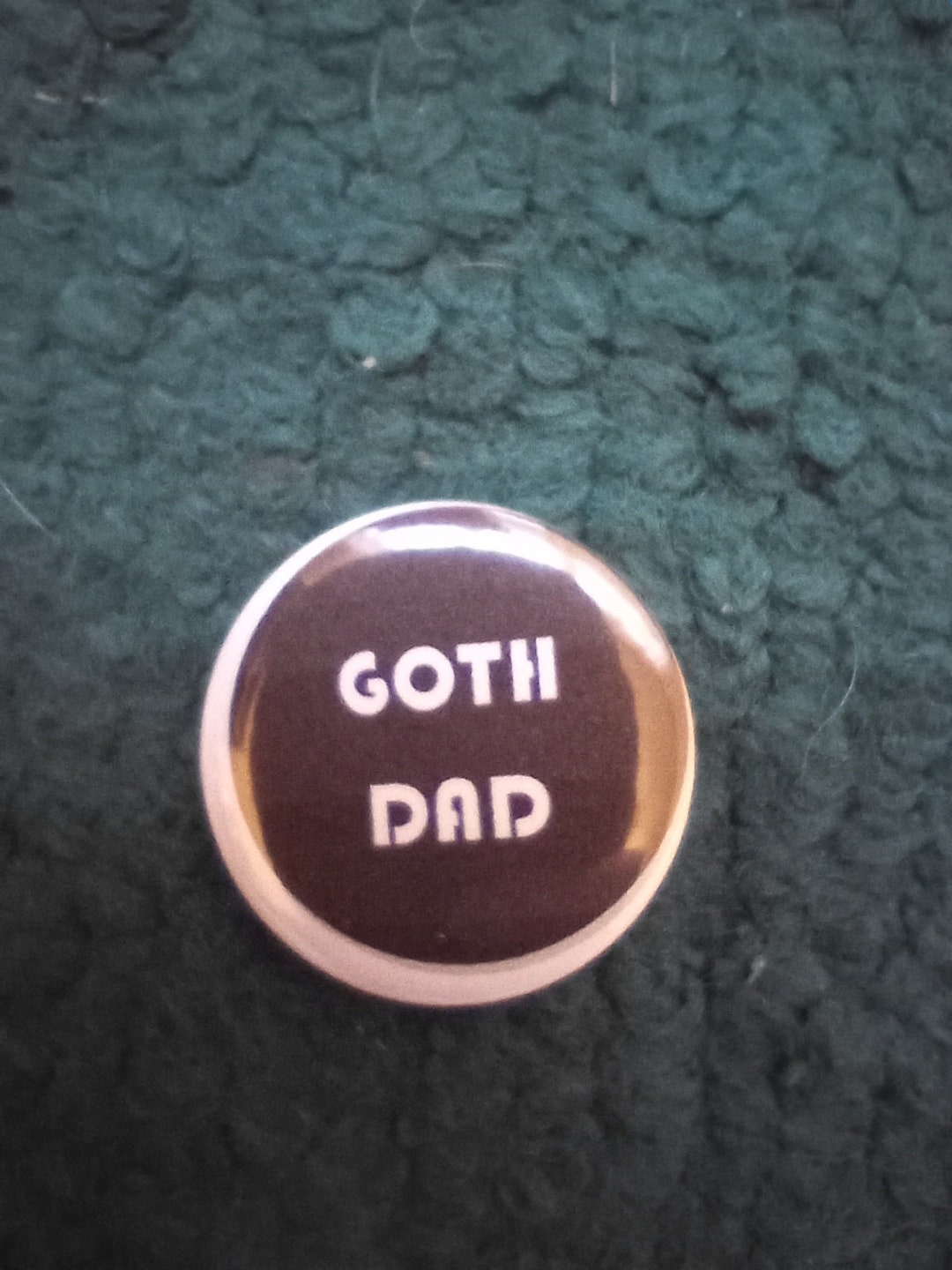 Goth Dad Pin - Etsy
