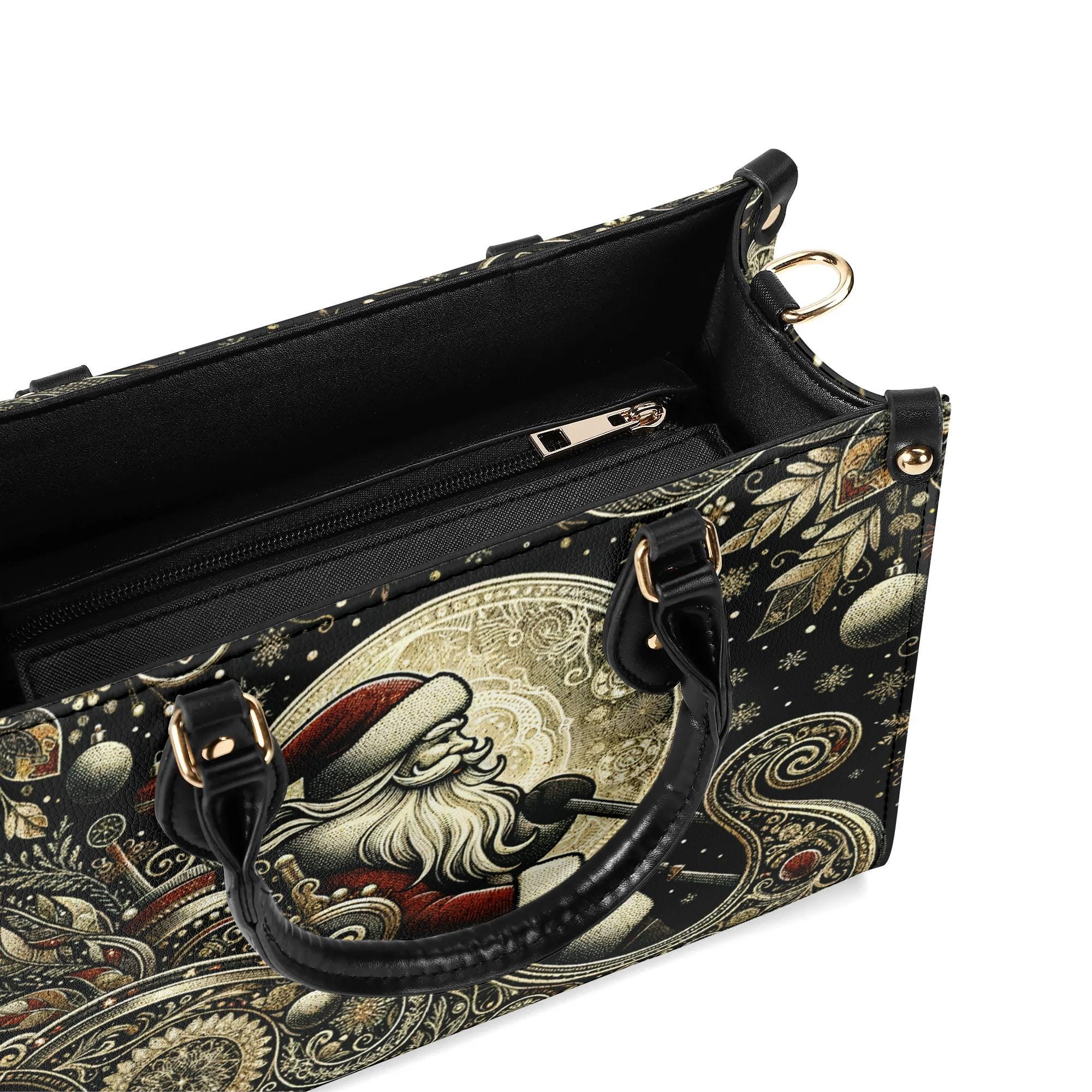Luxury Women Vegan Leather Handbag Tote Beautiful Christmas Holiday ...