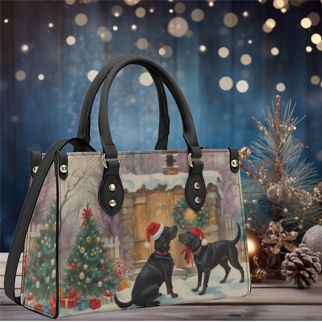 Christmas Tree Black Labrador a Dog's Winter Whimsical Cute Fun Holiday ...