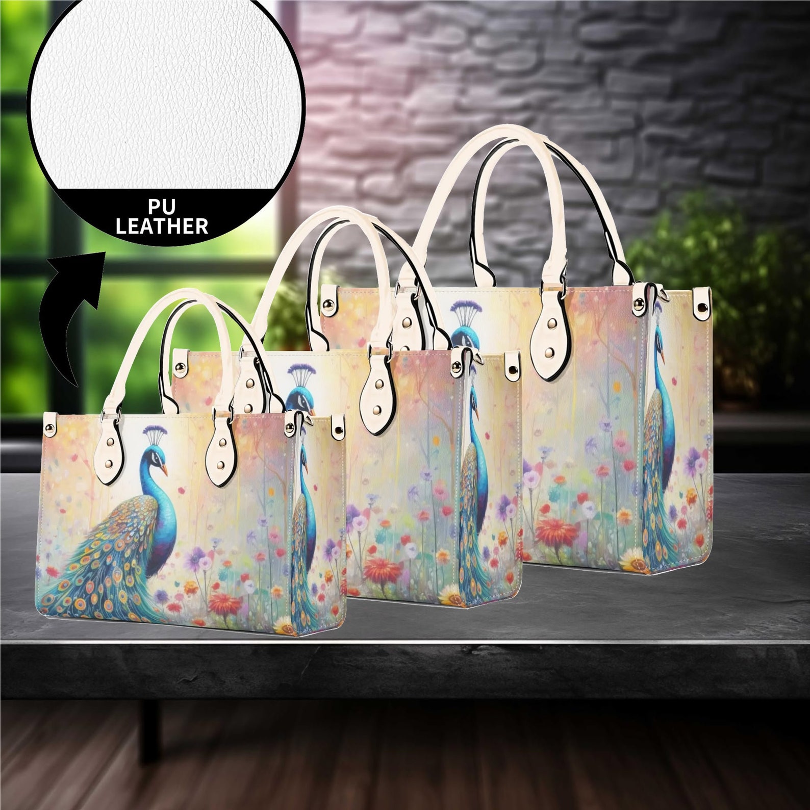 Women Leather PU Handbag Shoulder Bag Tote Purse Beautiful, Cute ...