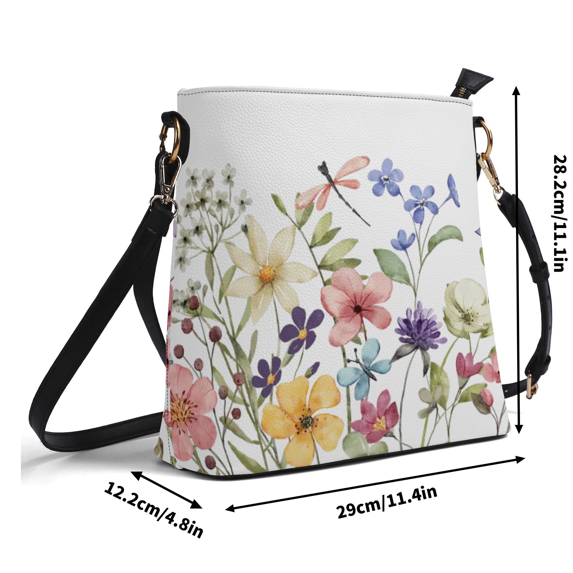 Women's PU Bucket Bag Shoulder Bag Purse Beautiful Cute Spring Summer ...