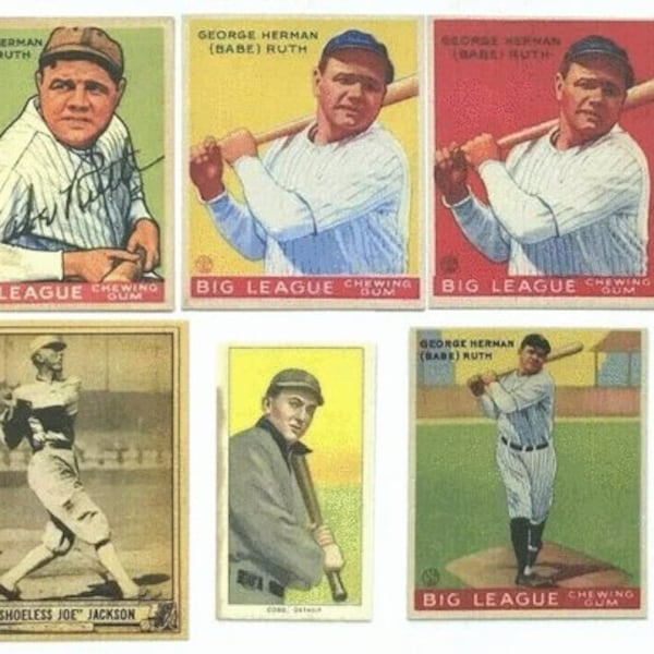 Babe Ruth Autograph Card - Etsy