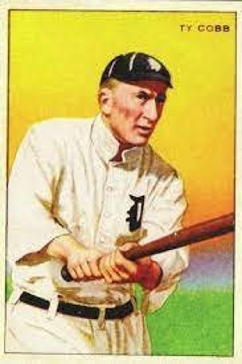 5 Card Lot Ty Cobb 1911 5 Cards - Etsy