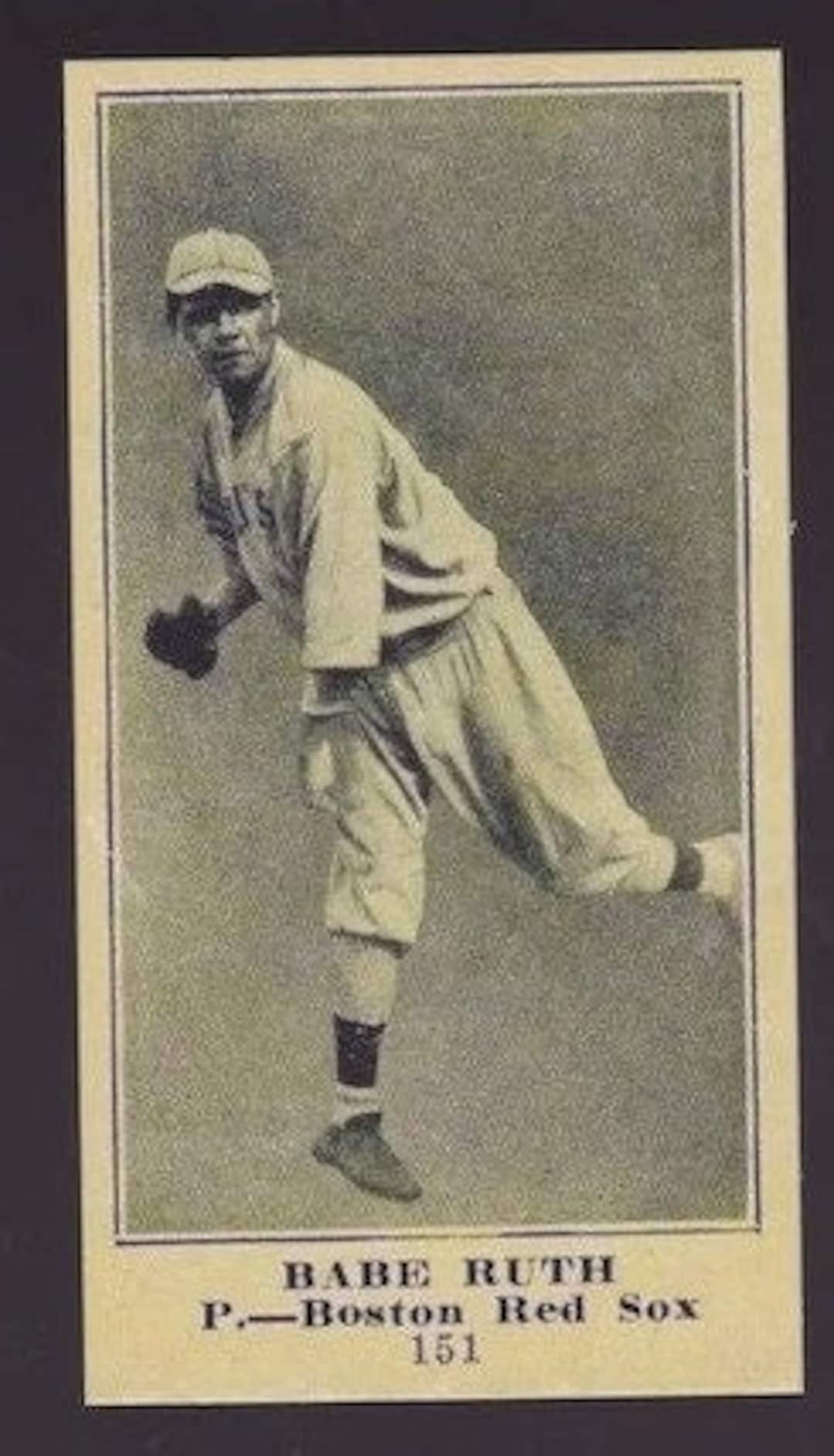 Lot of 5 Babe Ruth Rookie Reprint Mint 5 Cards 1916 Autograph Back - Etsy