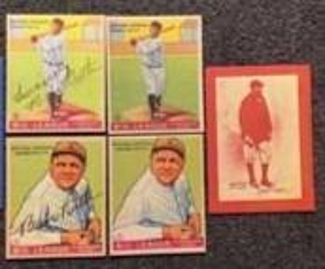 Lot of 5 Babe Ruth Rookie Reprint Mint 5 Cards - Etsy