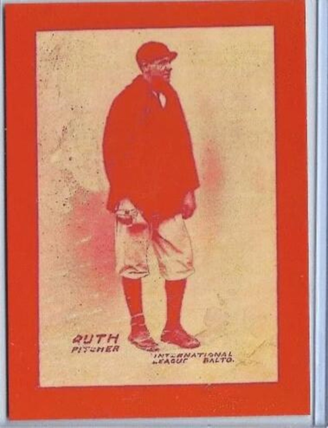 2 Card Lot Babe Ruth Rookie Reprint Mint Baltimore 2 Cards - Etsy