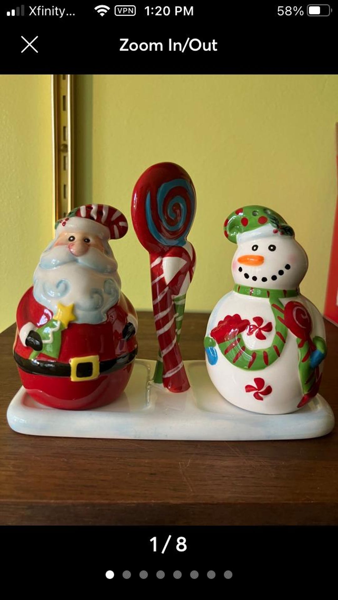 Pier 1 Santa and Snowman Salt and Pepper. Perfect for Your Christmas or ...