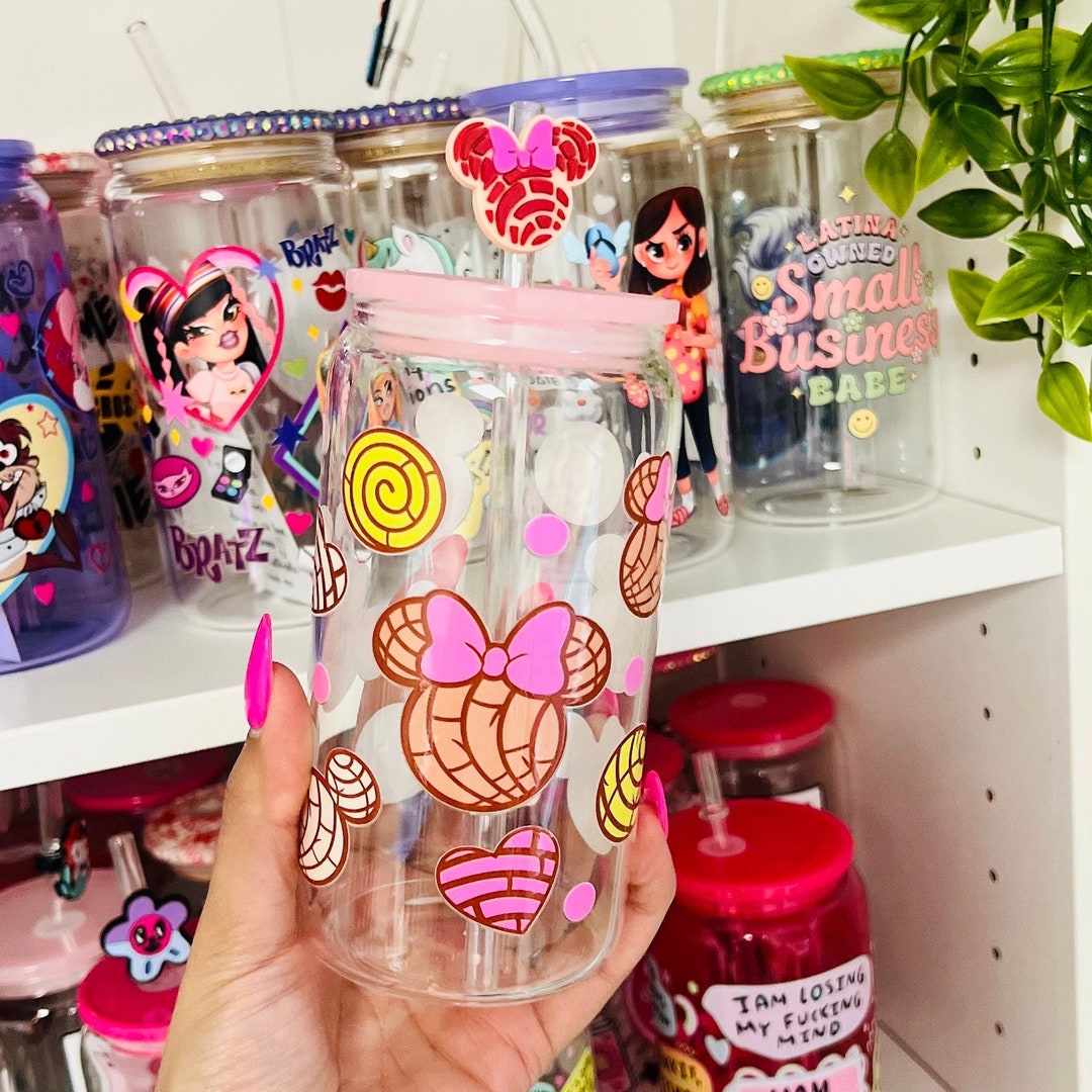 Mickey and Friends Concha Cup Concha Glass Can Glass Cup - Etsy