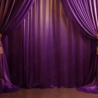 Green and White Digital Backdrop Curtains School Colors Prom and ...