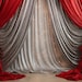 Red and Silver Digital Backdrop Curtains | School Prom and Graduation ...