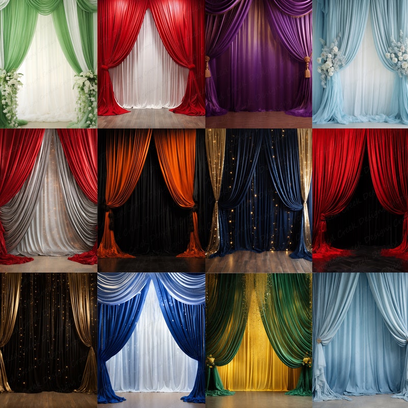 Backdrop Curtains - Etsy