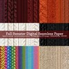 100 Seamless Solid Knitting Pattern Digital Papers 12" 300 Dpi Planner ...