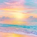 Pastel Beach Sunset Digital Backdrop: Photography Photo Booth (JPG ...