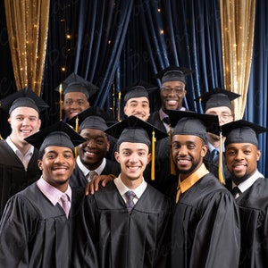 Colorful Curtain Digital Backdrop Bundle: Prom & Graduation (PSD, JPG ...