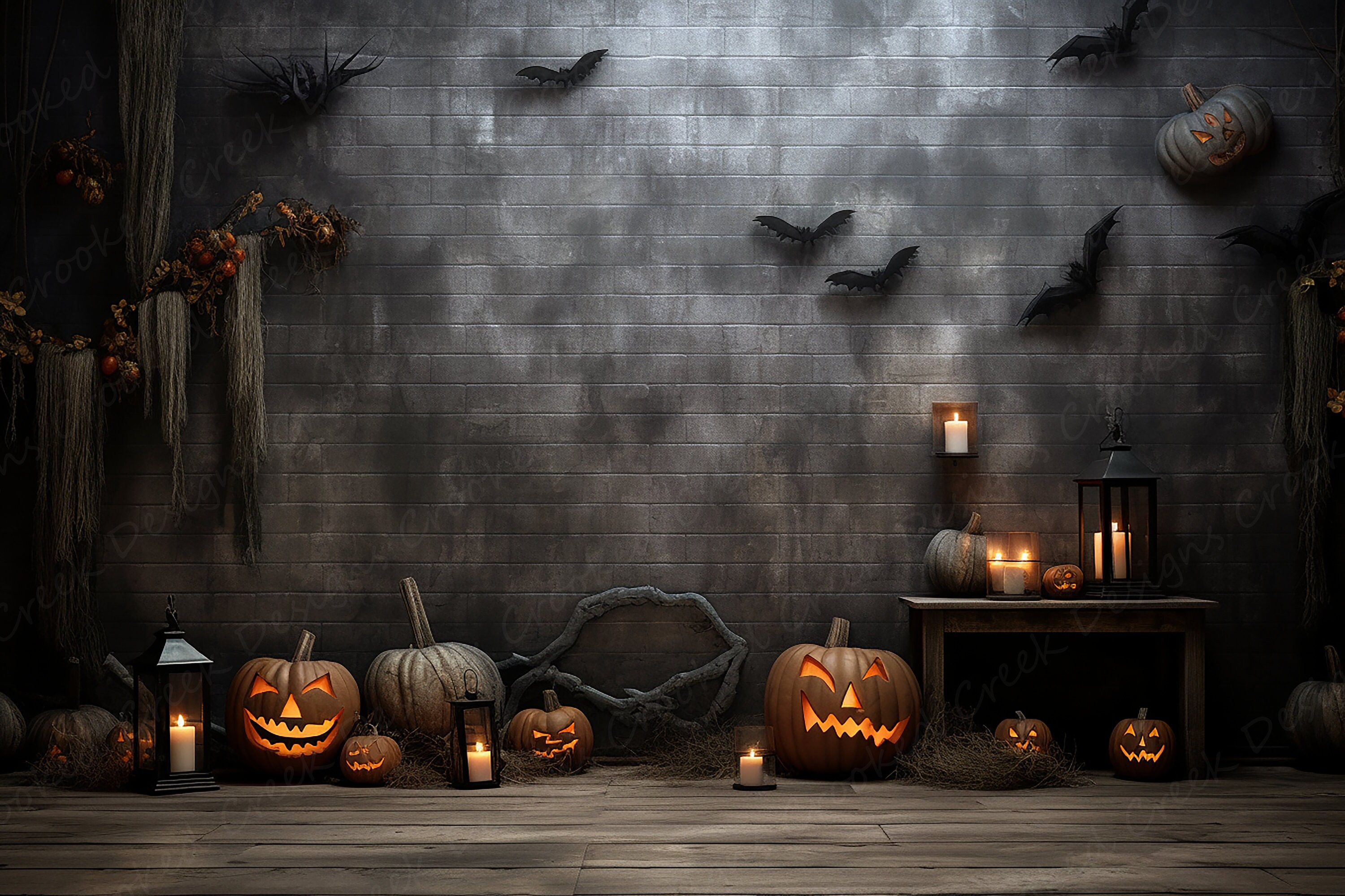 Digital Halloween Background | Digital Photography Backdrop ...