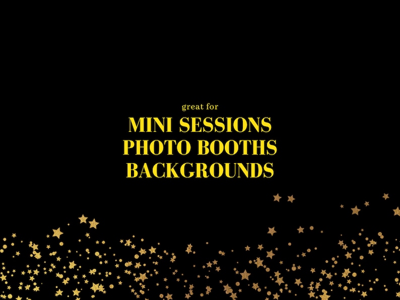 Black and Gold Digital Backdrop Curtains | School Colors Prom and ...