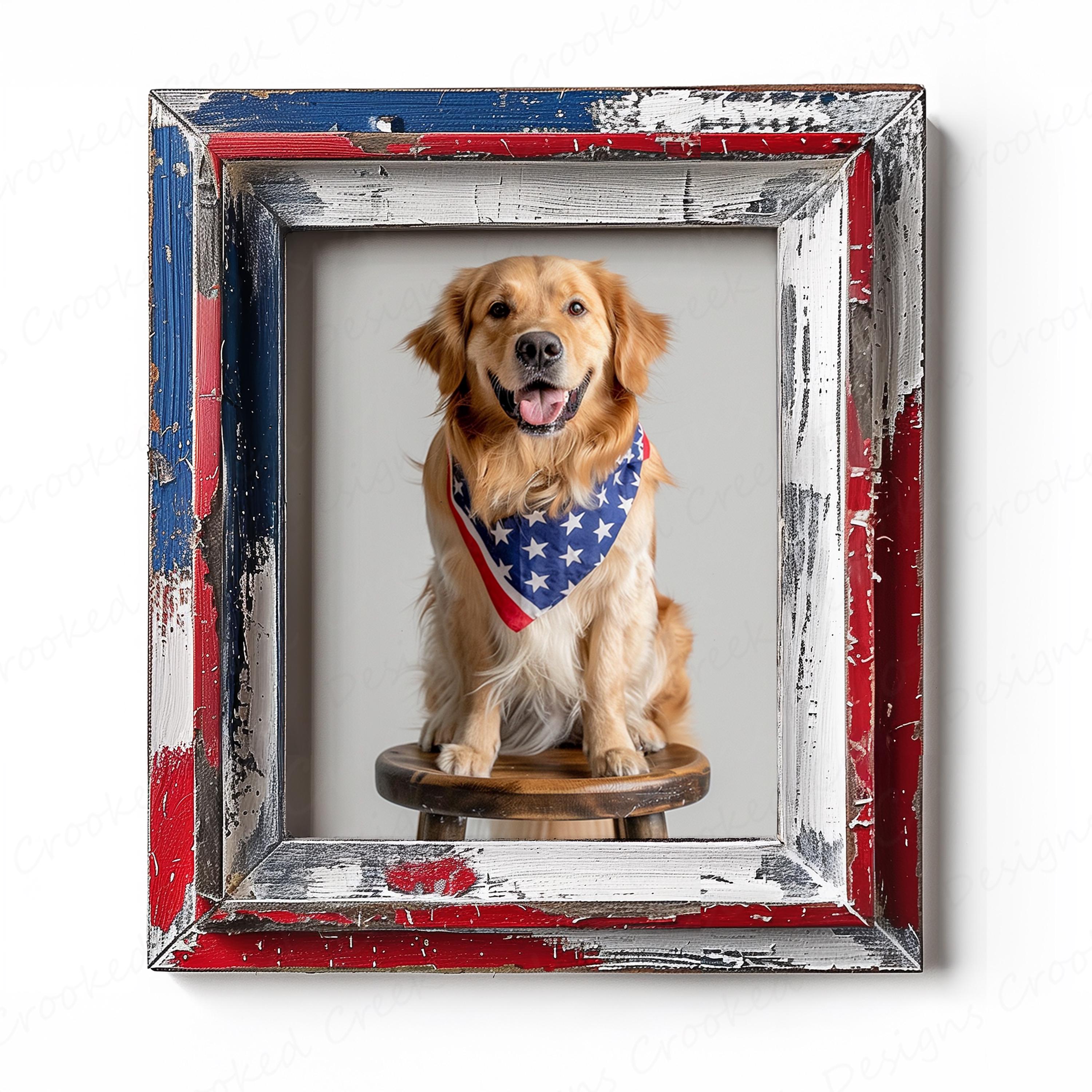 Digital 4th of July 8x10 Picture Frame Mockup Bundle Red White and Blue ...