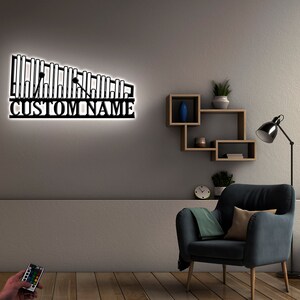 Custom Marimba Musical Instrument Metal Wall Art Led Light ...