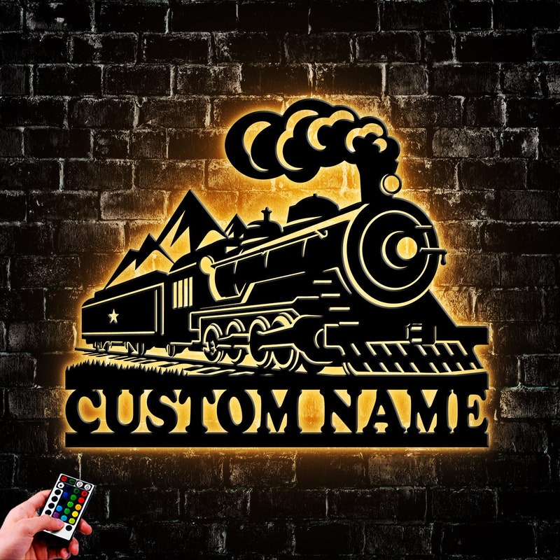 Train Station Sign - Etsy