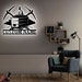 Custom Coal Mining Metal Wall Art Led Light, Personalized Miner Name ...