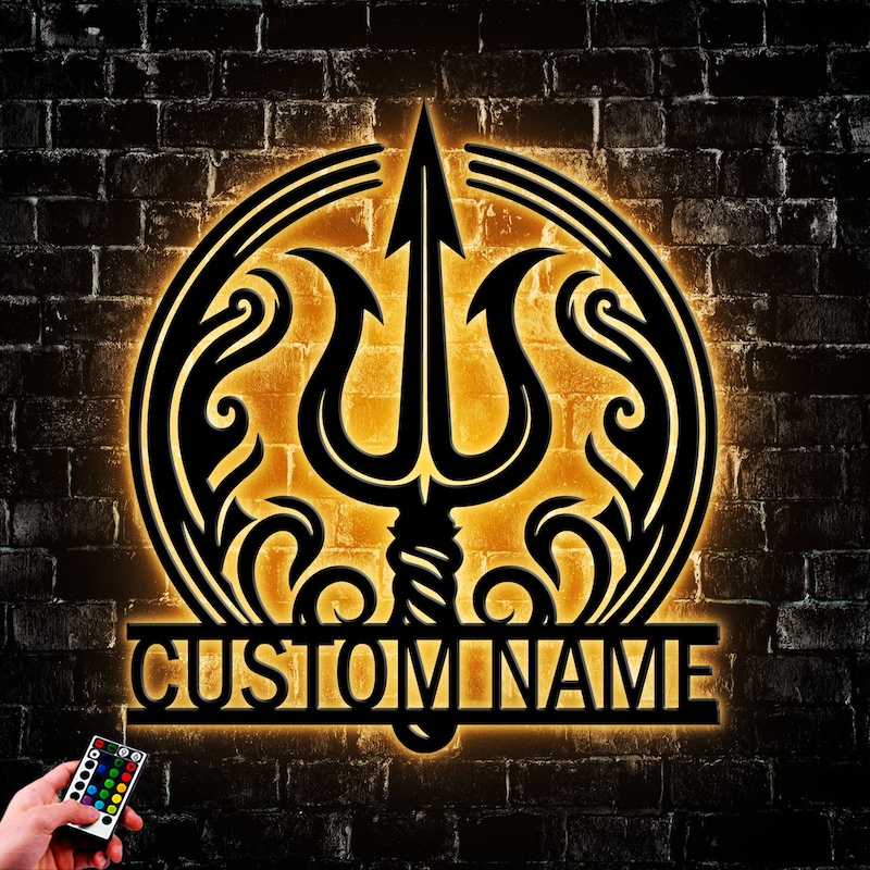 Poseidon Trident - Etsy