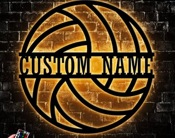 Personalized Volleyball Players Only No Autographs Metal Room Sign ...