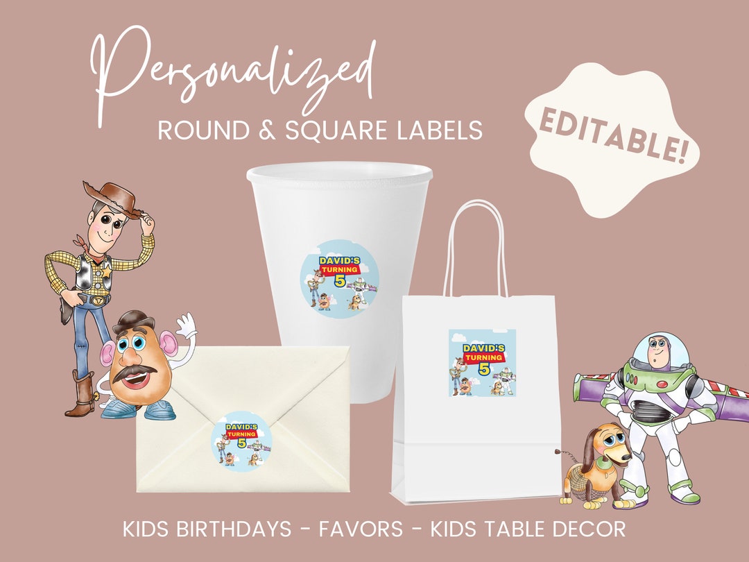 Toy Story - Mini Labels - Etsy
