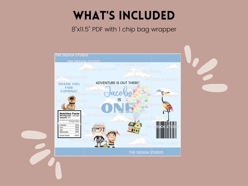 UP - Chip Bag Labels - Etsy