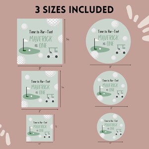 Golf Theme - Mini Labels - Etsy