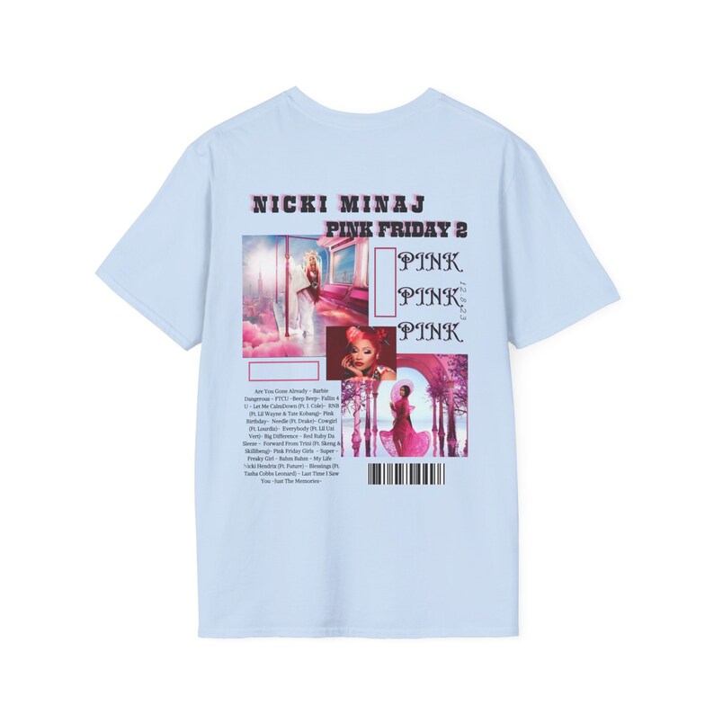 Nicki Minaj 2 Sides Shirt, Nicki Minaj Album Sweatshirt, Pink Friday 2 ...