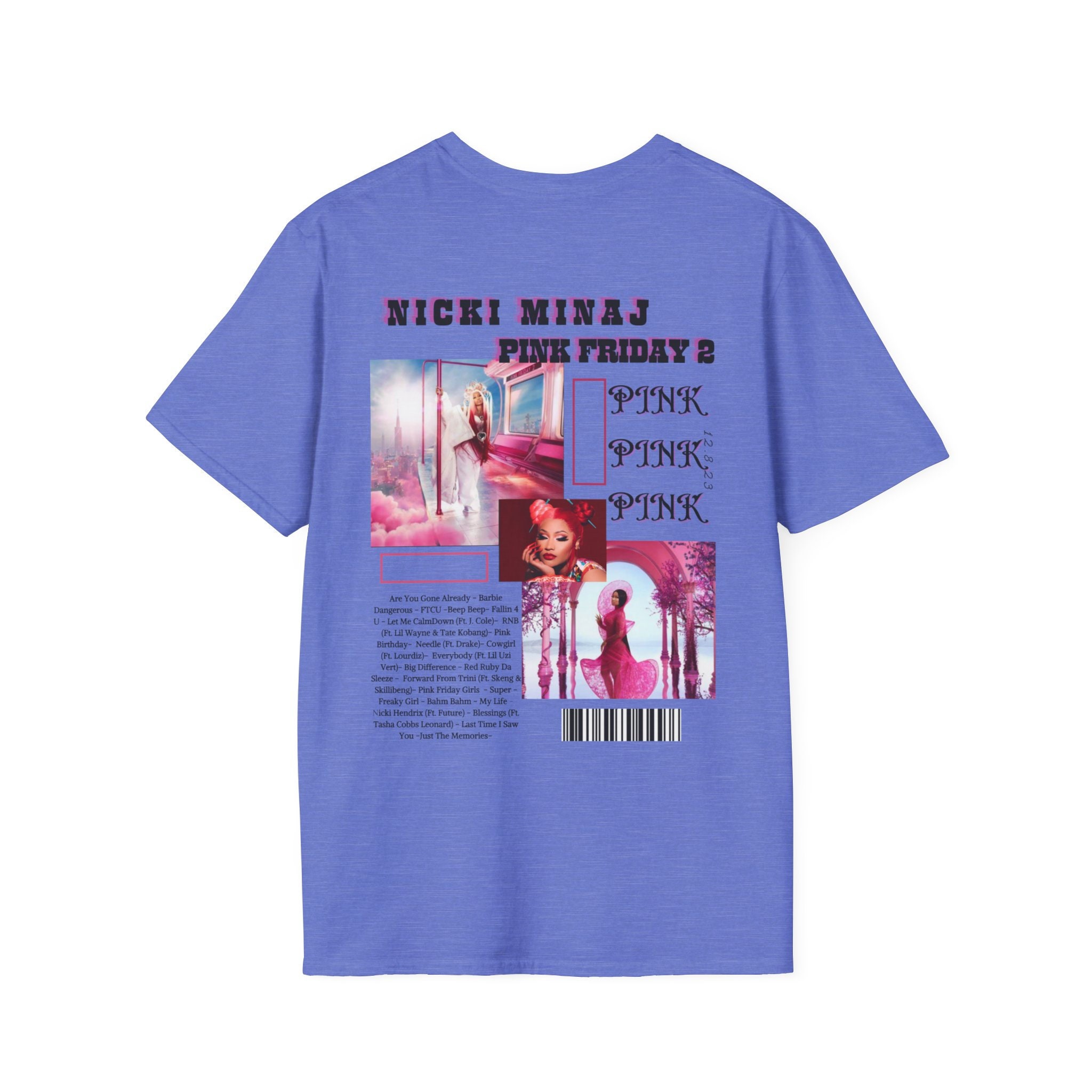 Nicki Minaj 2 Sides Shirt, Nicki Minaj Album Sweatshirt, Pink Friday 2 ...