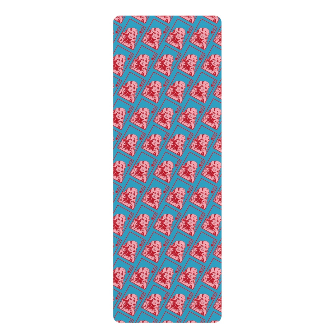 Dolly Parton Queen of Hearts Rubber Yoga Mat - Etsy