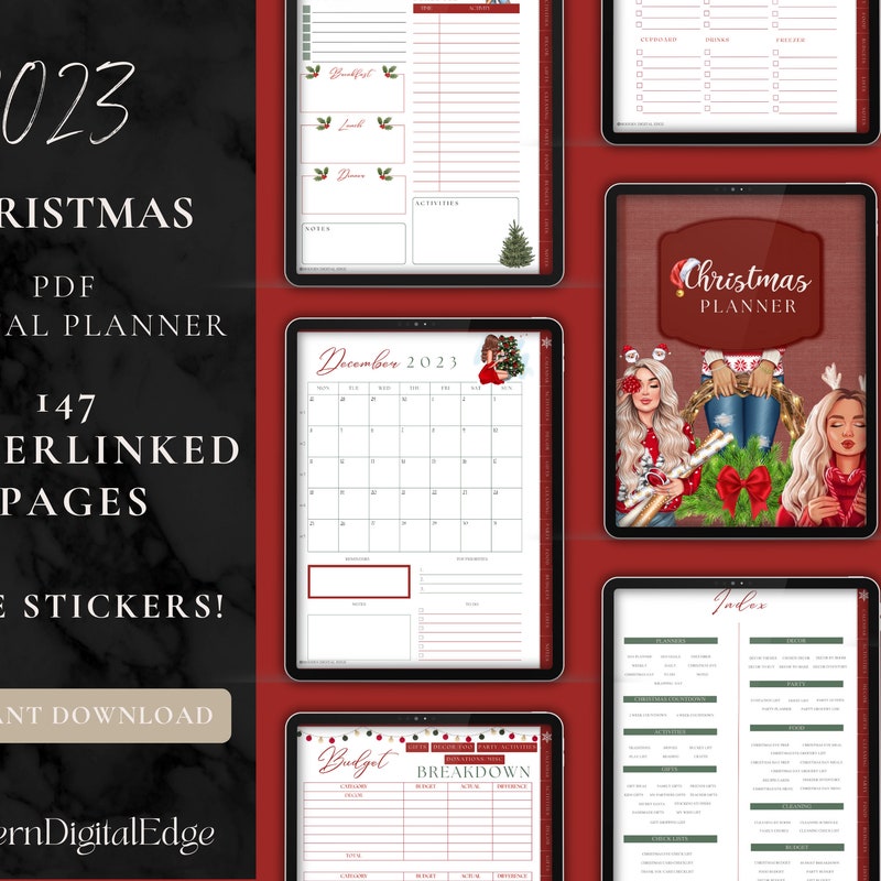 Christmas Planner - Etsy