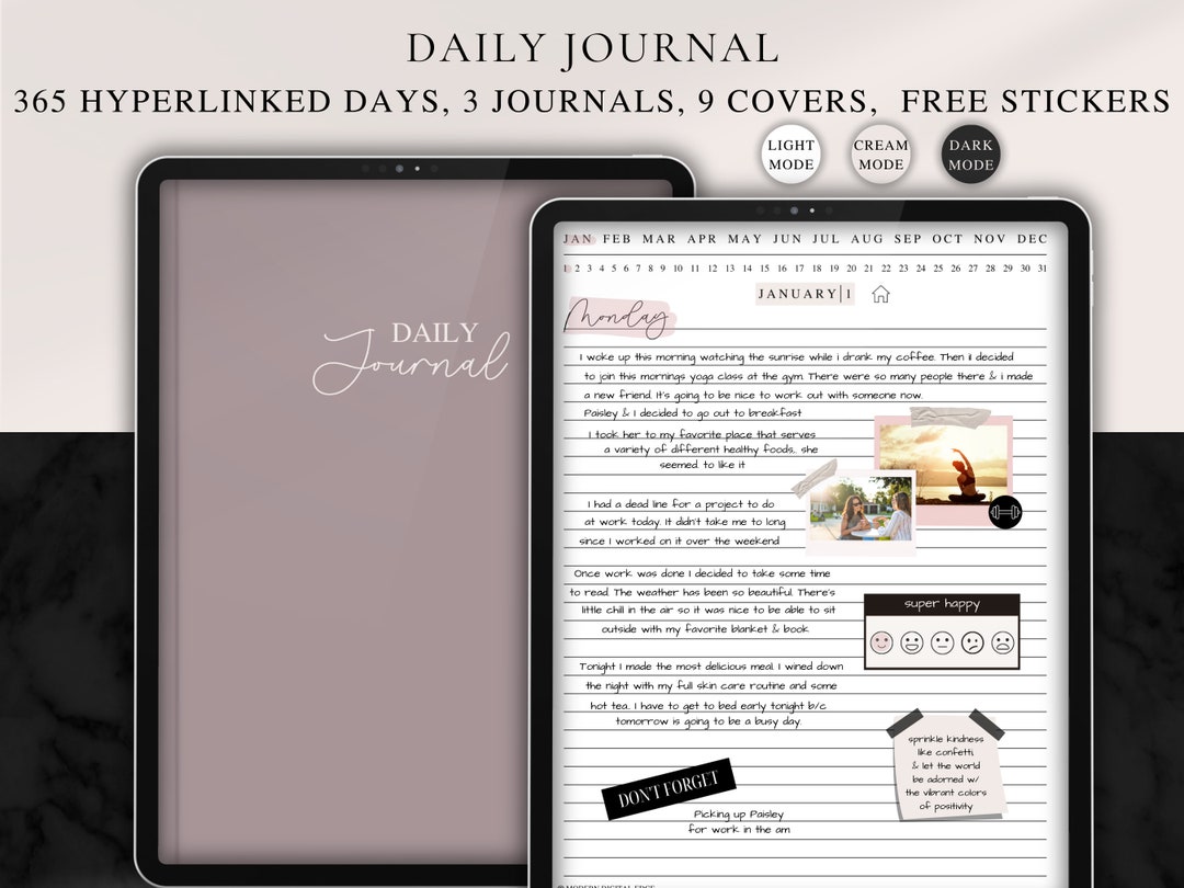 Digital Notebook | Digital Journals & Notebooks | Digital Diary Journal ...