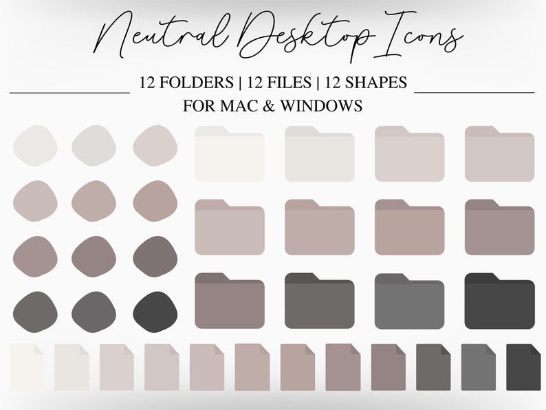 Desktop Folder Icons | Neutral Icons | Icons for Mac | Icons for ...