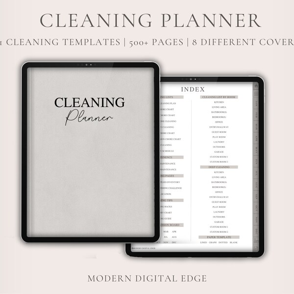 Weekly Home Cleaning Schedule - Etsy