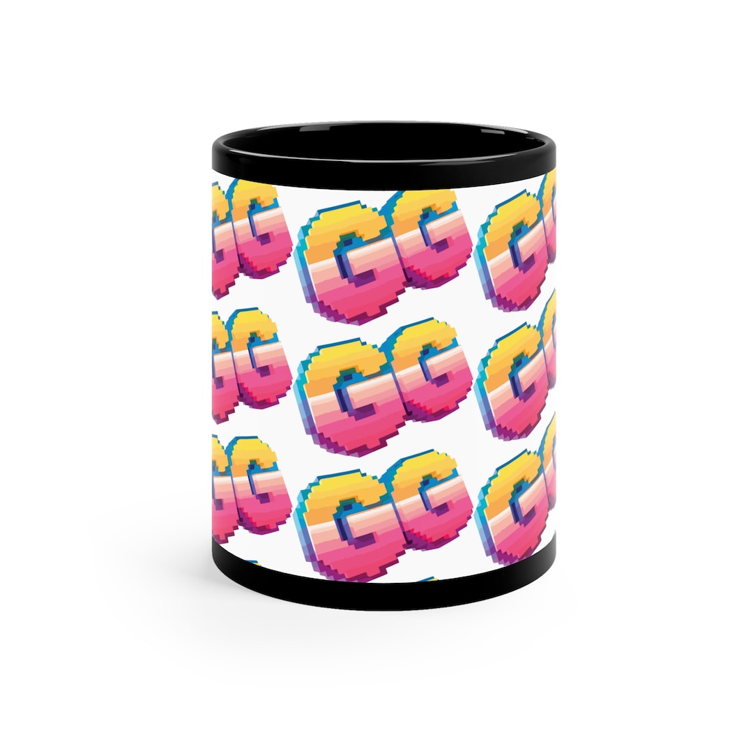 GG Gang Gang NPC AI Emoji 11oz Black Mug - Etsy