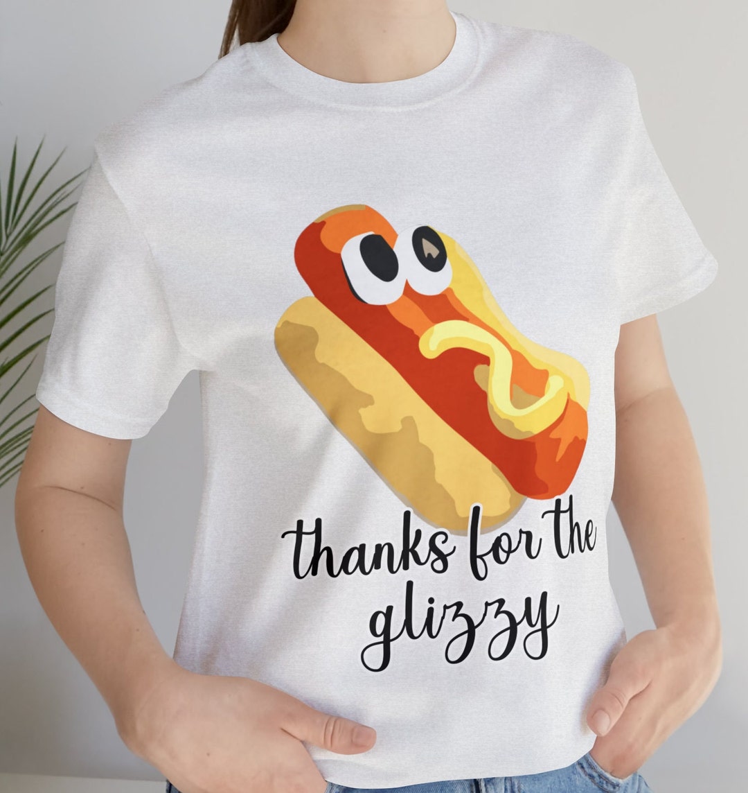 Thanks for the Glizzy NPC Hotdog Gift Emoji T-shirt Live - Etsy